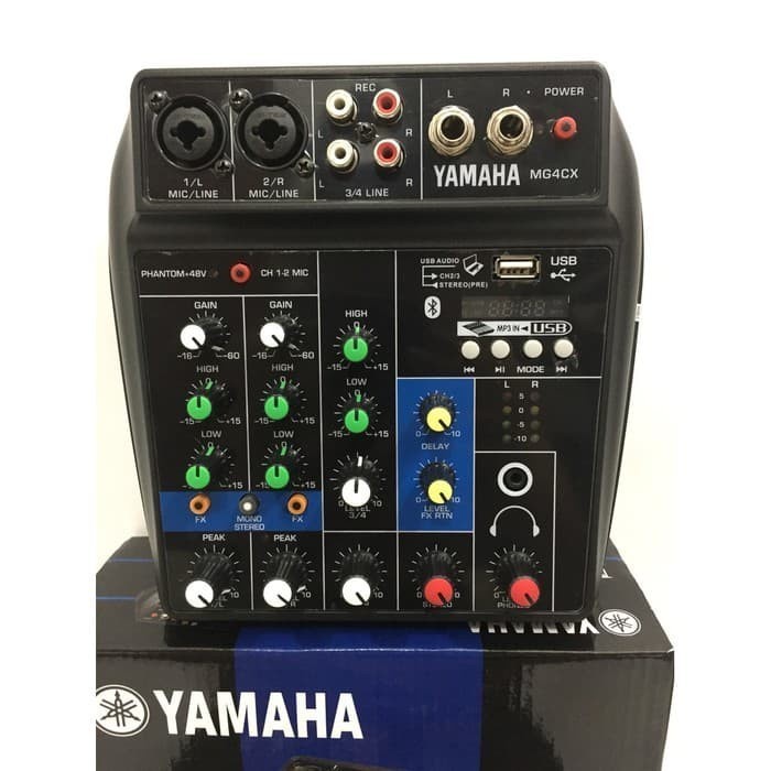 Jual Mixer Mixing audio mini 4ch 4 ch Yamaha MG4CX 4 channel bluetooth ...