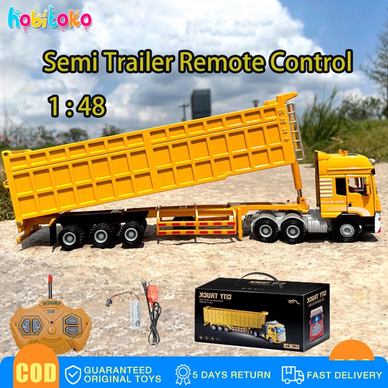 Jual 【READY STOCK】Semi Trailer Remote Control Model Mainan Mobil Tugas ...