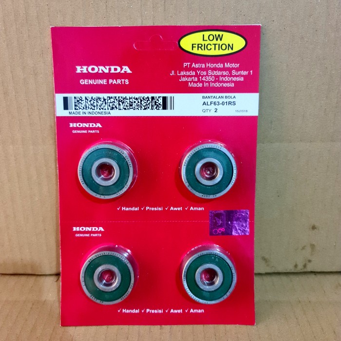 Jual ISI 4 PCS LAHER BANTALAN RODA BEARING HONDA 6301 RS PER 4 PCS ...