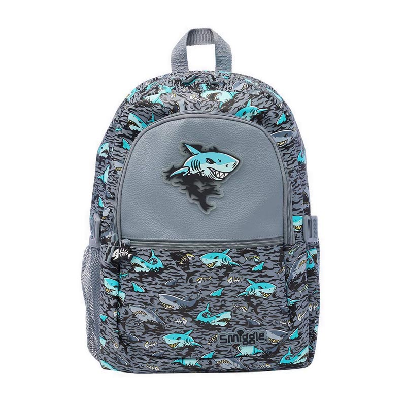Jual Smiggle Wild Side Classic Attach Backpack Grey - IGL443169GRY ...