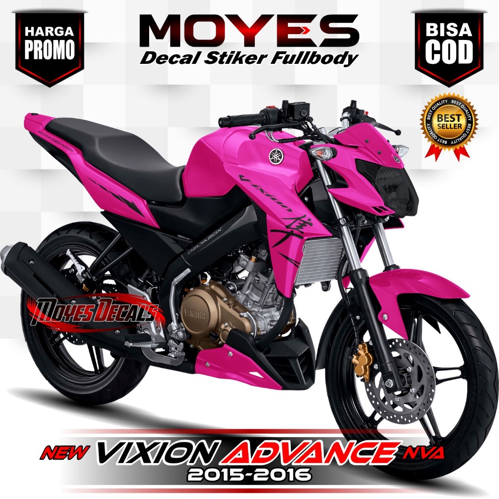 Jual POLOSAN Decal Vixion Advance 2015 Fullbody Stiker Dekal Variasi Vixion New 150 NVA 2016 ...