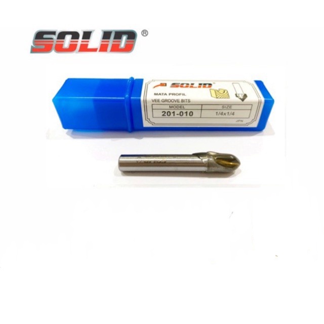 Jual Vee Groove Bits Mata PROFIL AS 1/4" Solid 6mm 8mm 10mm 12mm 16mm ...