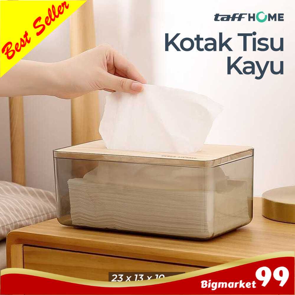 Jual Kotak Wadah Tisu Kayu Nordic Aesthetic Minimalist Tissue Box Large ...