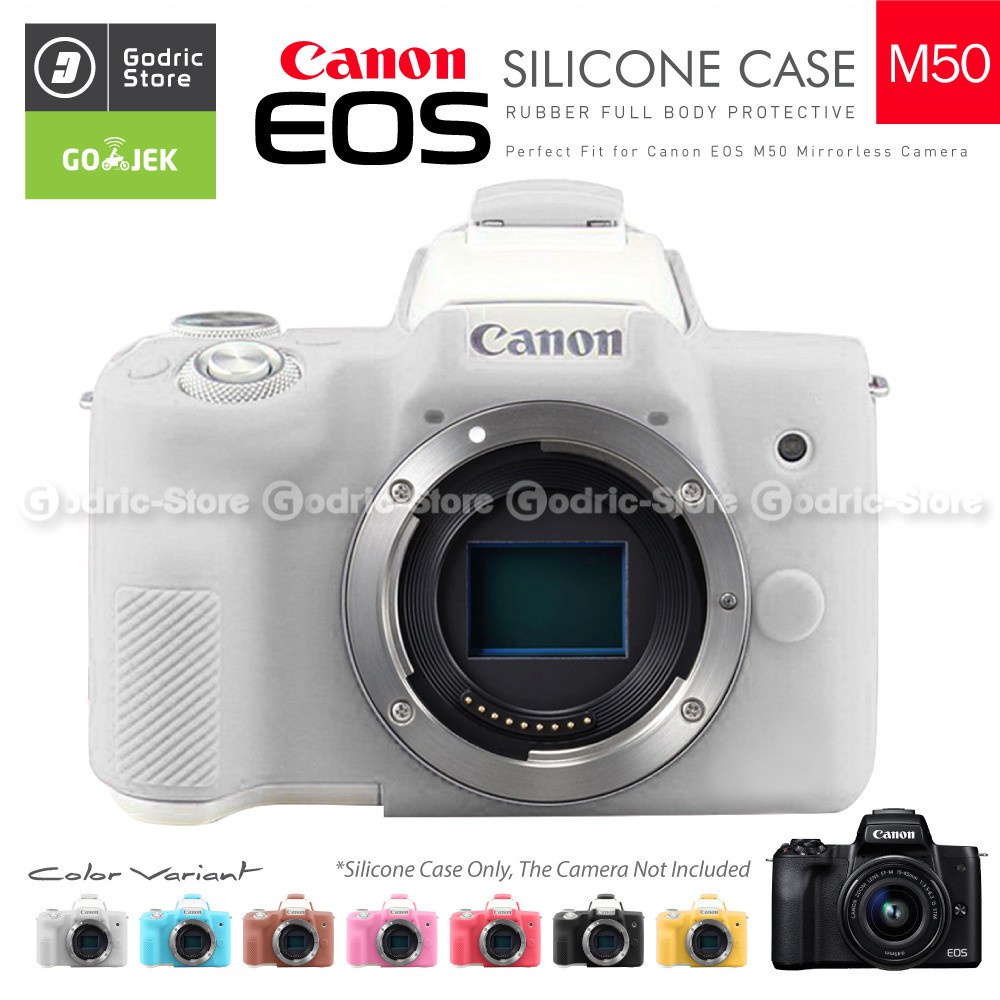 Jual Silicone Canon EOS M50 Silikon Case / Sarung Silicon Kamera ...