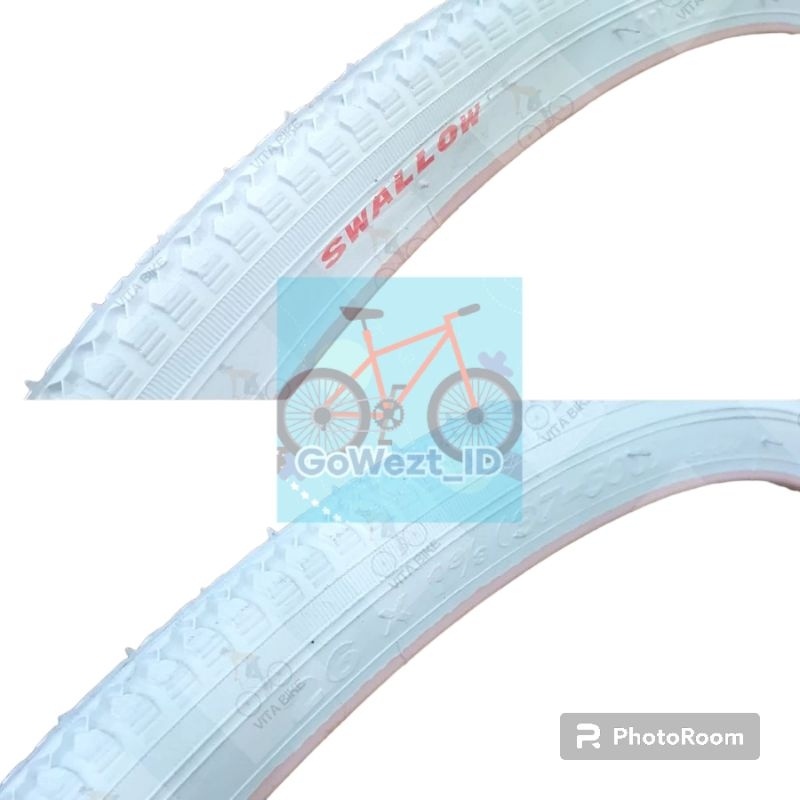 Jual Ban Luar Sepeda Ukuran 26 x 1 3/8 Swallow Deli Tire S-110 Putih Polos Jengki CTB | High ...