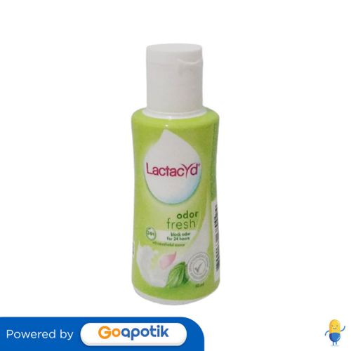 Jual LACTACYD ODOR FRESH HIJAU 60 ML BOTOL | Shopee Indonesia