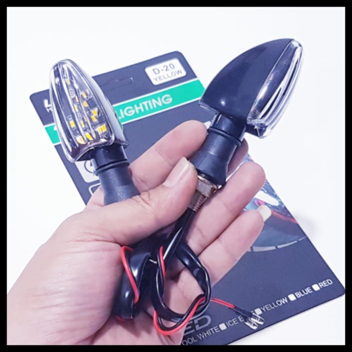 Jual LAMPU SEN LED MOTOR/LAMPU RITING SEIN VARIASI MOTOR LED DC 12VOLT ...