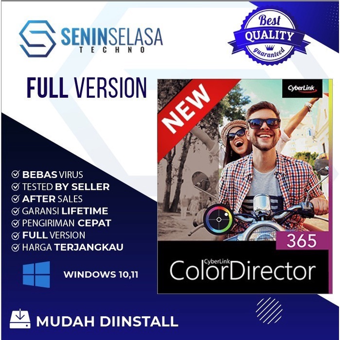 Jual Software Editor Warna: CyberLink ColorDirector Ultra 2025 [WIN ...
