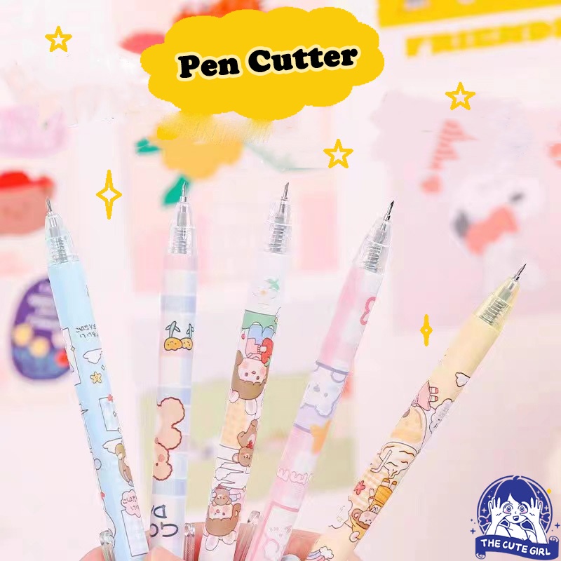 Jual Pen Cutter Gadis cantik kartun pena diy pisau kertas San-rio pisau ...