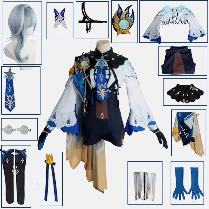Jual PREORDER Eula Cosplay Costume Game Suit Uniform Cosplay Genshin ...