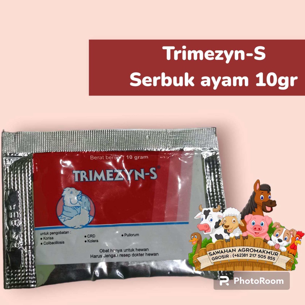 Jual 1 box trimezyn 10 gram isi 30 obat antibiotik untuk unggas ayam ...