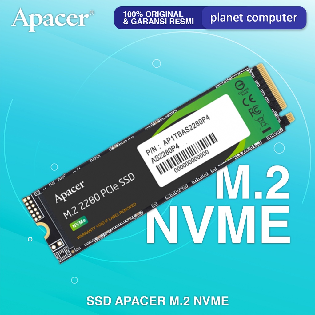 Jual SSD Apacer AS2280P4 M.2 NVME 512GB - SSD M.2 NVMe PCIe Gen 3x4 ...