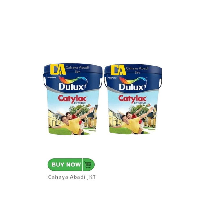 Jual Cat Dulux Catylac Eksterior Putih 5kg Gojek Shopee Indonesia