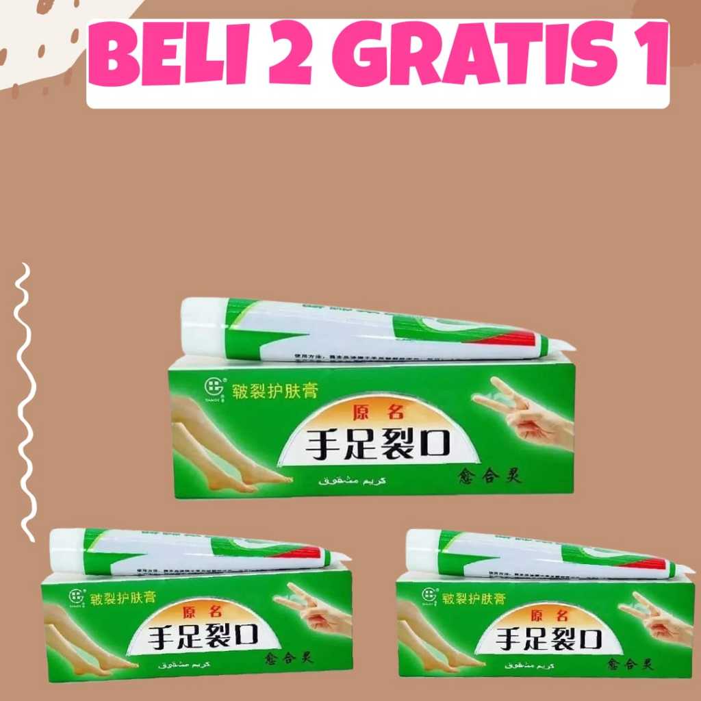Jual [DAPAT 3 PCS] Salep Ijo Kaki Pecah Pecah Kering Tumit Rangen ...