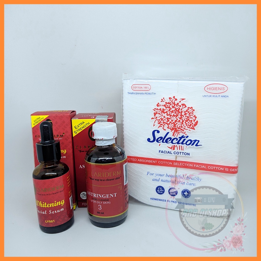 Jual DBS _ Paket Clariderm - Serum Whitening Clariderm Vitamin C Dan ...