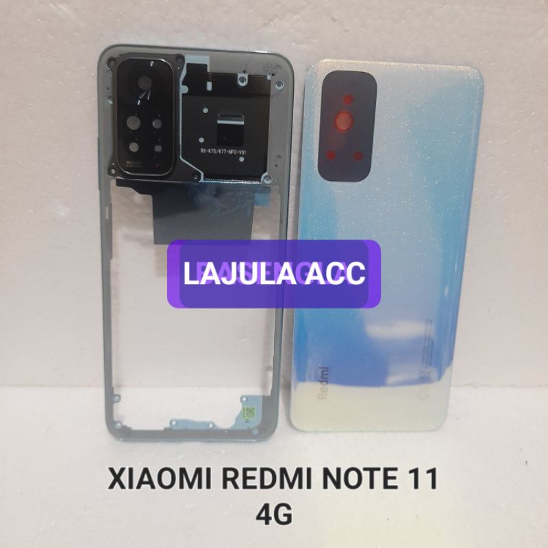 Jual kesing housing casing xiaomi redmi note 11 4g bezel + backdoor | Shopee Indonesia