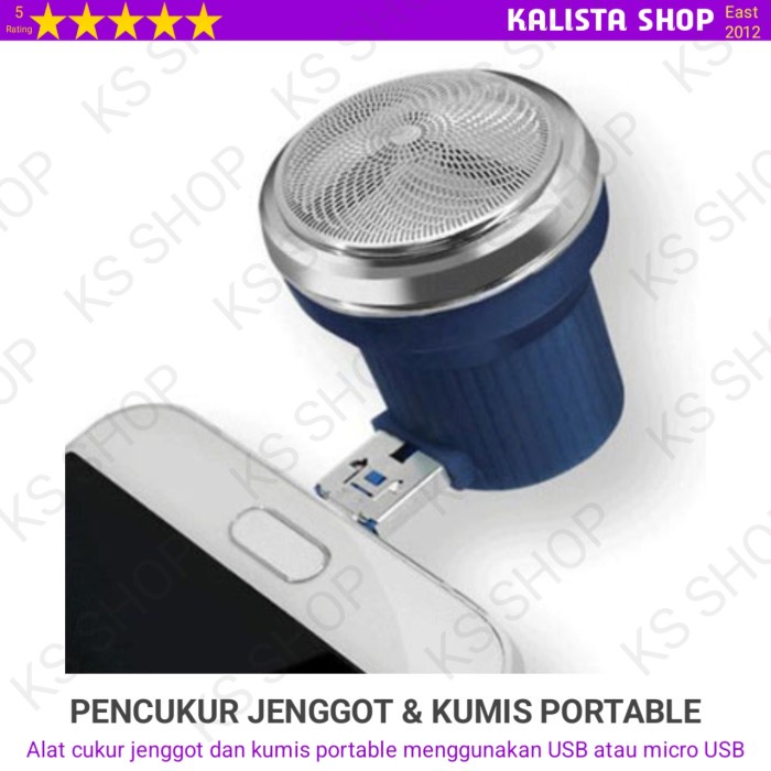 Jual Pencukur Mini Jenggot atau Kumis USB dan Micro USB HP dan ...