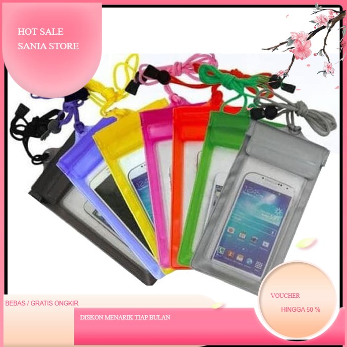 Jual Tas HP Anti Air Tempat HP Kantong HP Waterproof Bag Smartphone ...