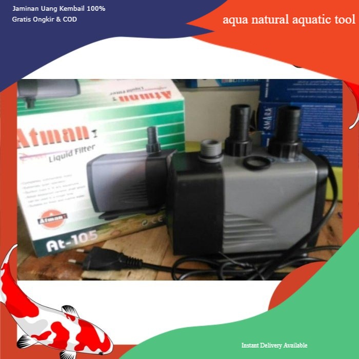 Jual aquarium pompa celup ATMAN AT 105 water pump | Shopee Indonesia