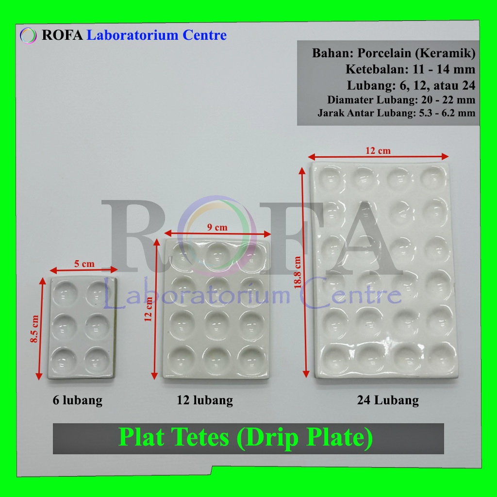 Jual Plat Tetes / Spot Plate / Drip Plate / Alat Sampel Larutan ...