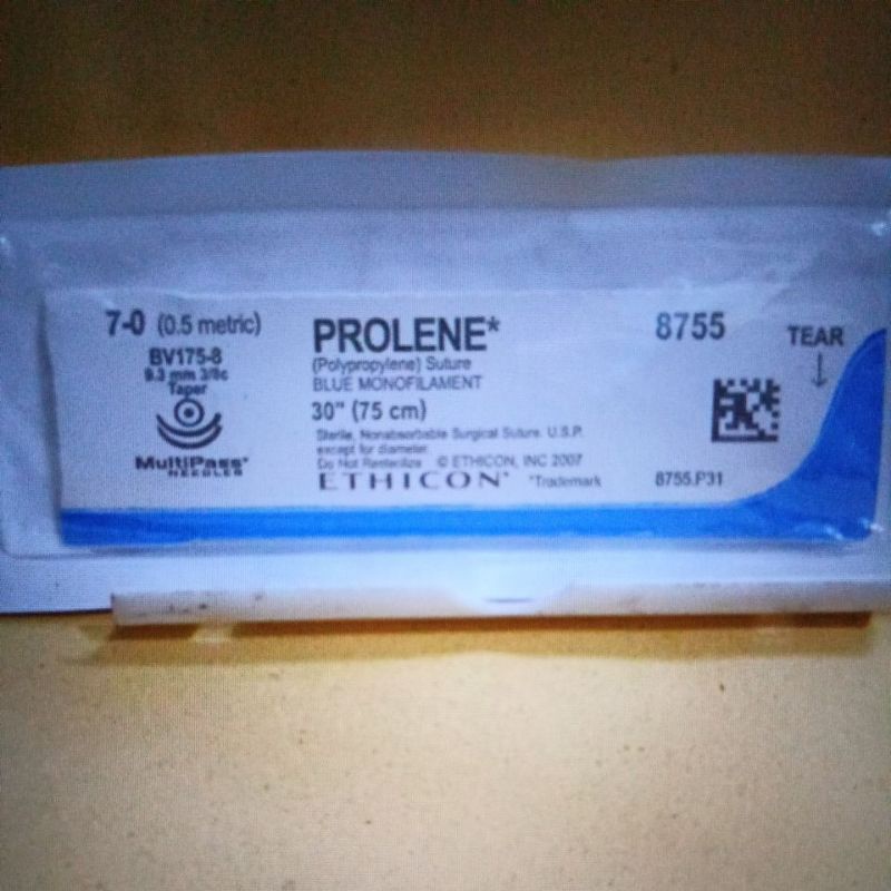 Jual prolene 7/0 taper multypass 8755 | Shopee Indonesia
