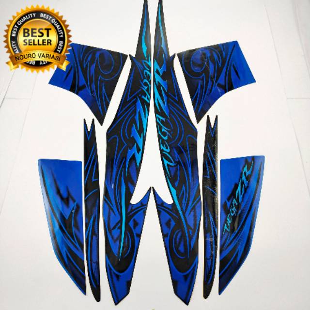 Jual Striping Yamaha Vega Zr 2010 Biru Body Standar Berkualitas Terbaik ...