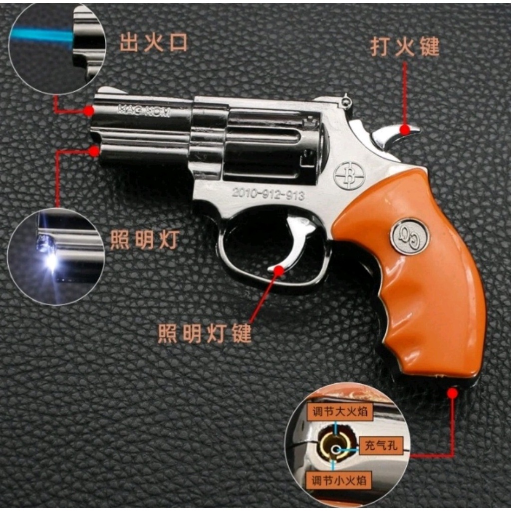 Jual Korek Api Bara Exlusive Pistol mini+ Laser dan Senter 1613 Korek ...