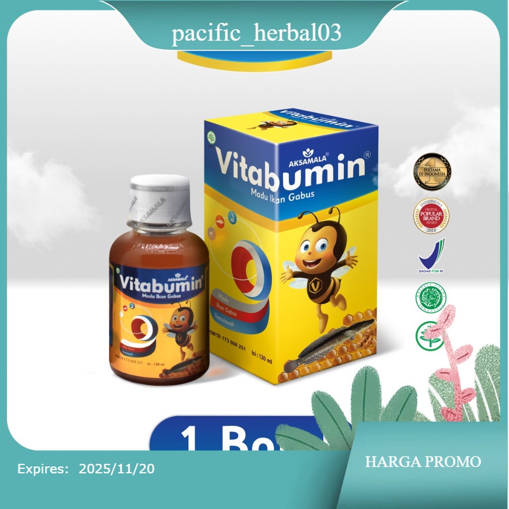 Jual Vitabumin Asli Madu Ikan Gabus - Nafsu Makan Anak - Imun Tubuh ... Jual Vitabumin Asli Madu Ikan Gabus - Nafsu Makan Anak - Imun Tubuh ...