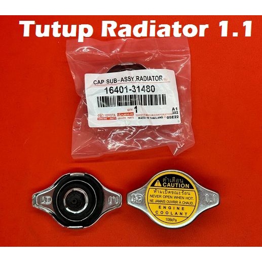 Jual TUTUP RADIATOR 1.1 mobil cap Original kepala besar avanza xenia ...