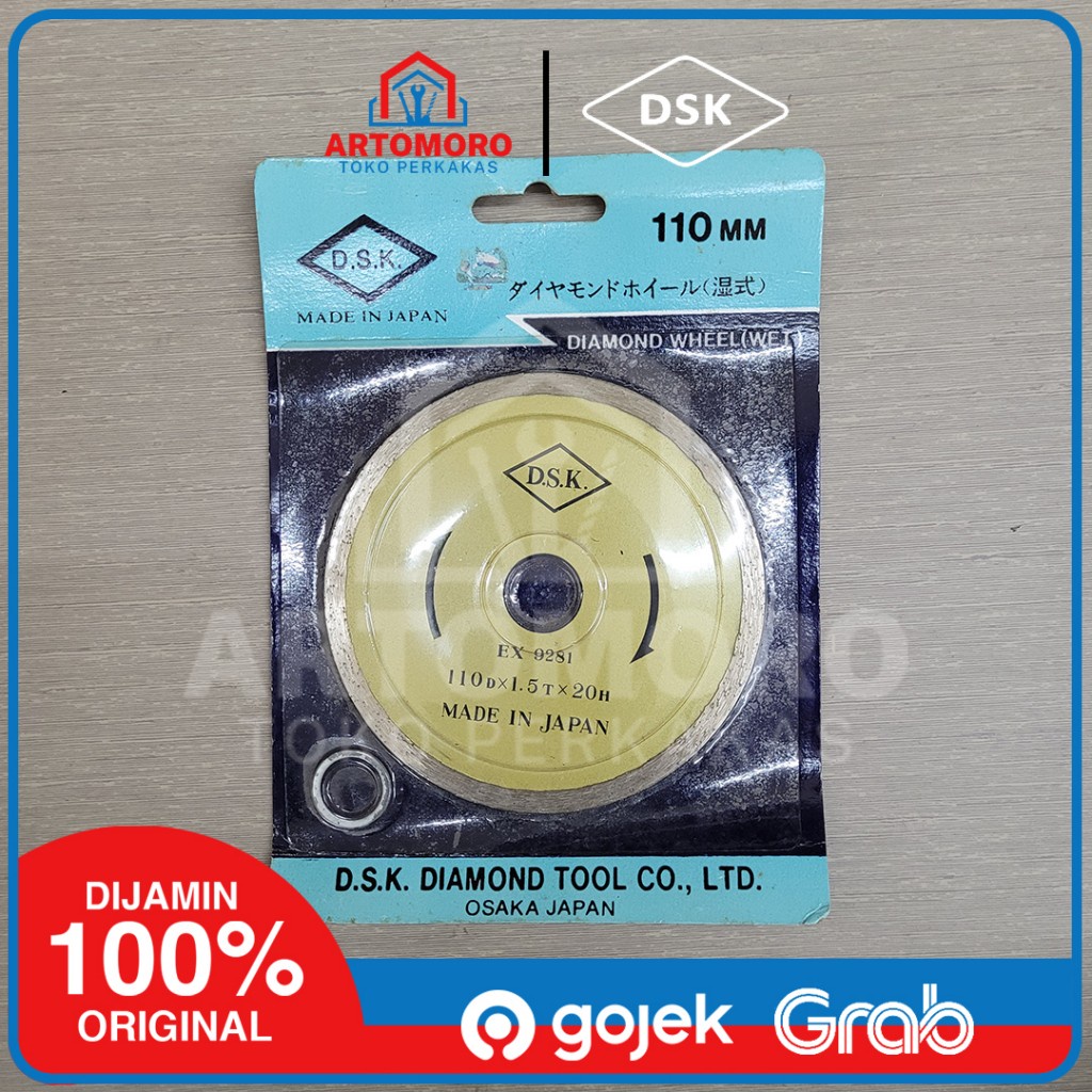 Jual Mata Potong Keramik Basah 4 inch DSK (EX 9281) / Mata Potong Keramik DSK BASAH Granit ...