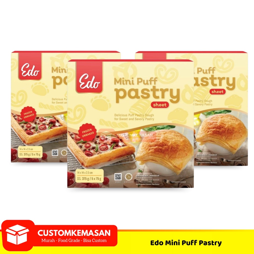 Jual Edo Mini Puff Pastri / Puff Pastry / Kulit Puff SaPstry Siap Pakai ...