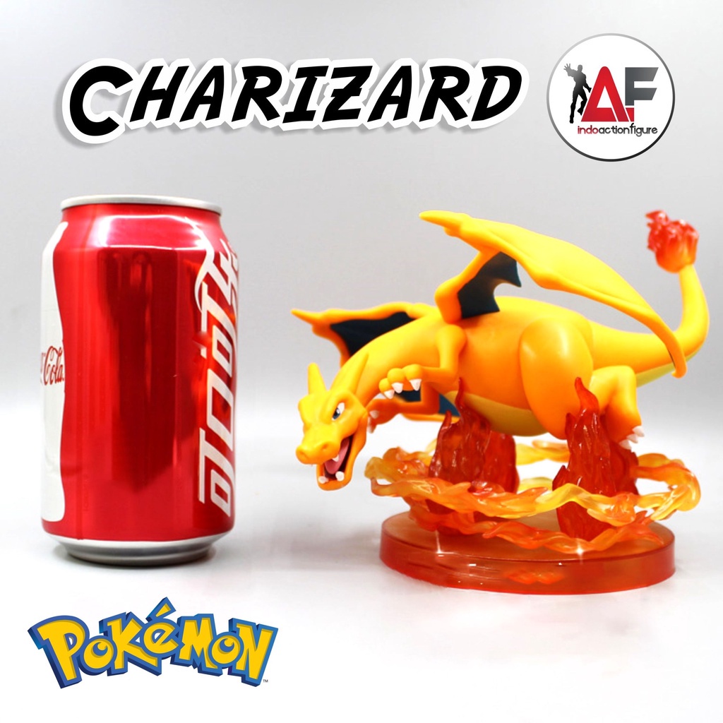 Jual Action figure Statue Pokemon Charizard effect PVC original custom ...