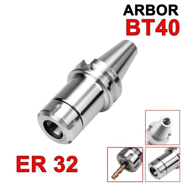 Jual Arbor BT40 ER 32 150 Collet Chuck BT 40 ER32 Milling CNC | Shopee ...