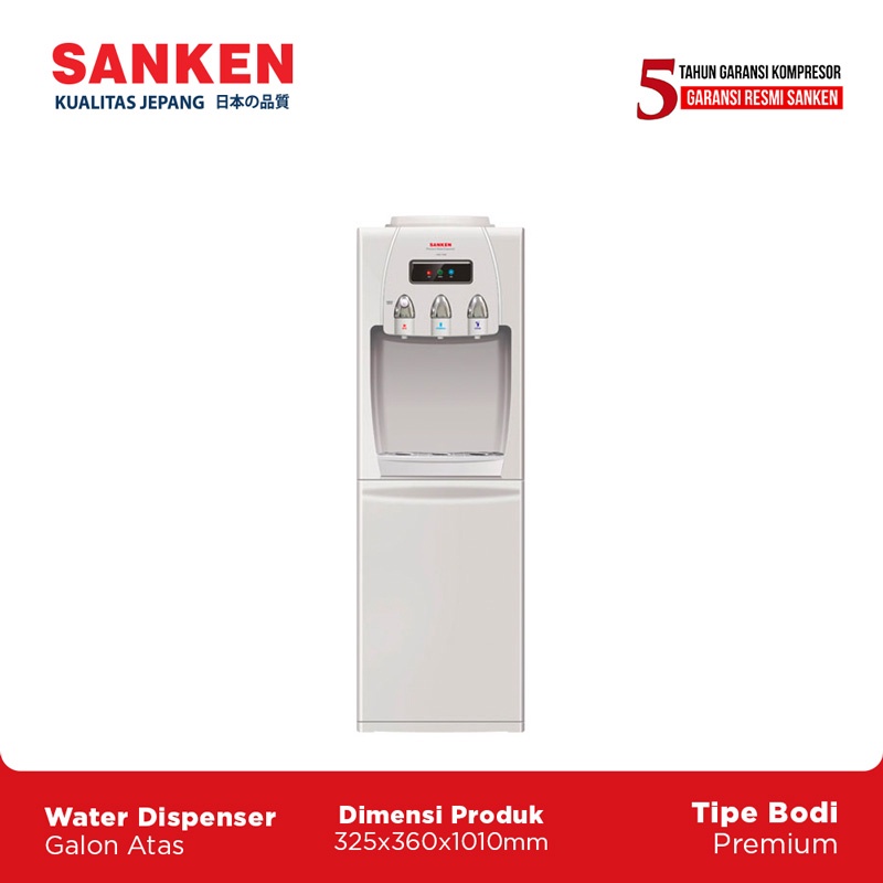 Jual Sanken Dispenser Galon Atas HWD-730N Grey | Shopee Indonesia