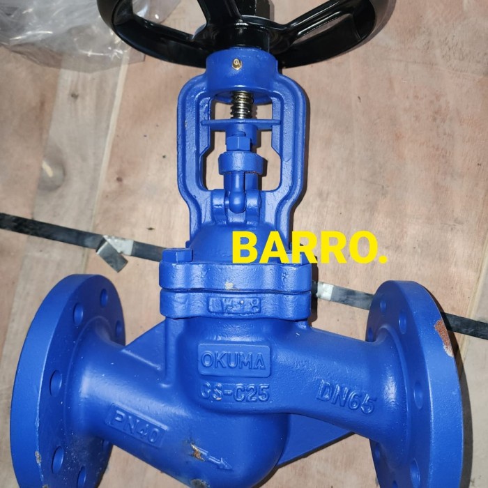 Jual Globe Valve Cast Steel 5" Inch DN 125 PN 40 / Globe Valve Steam ...