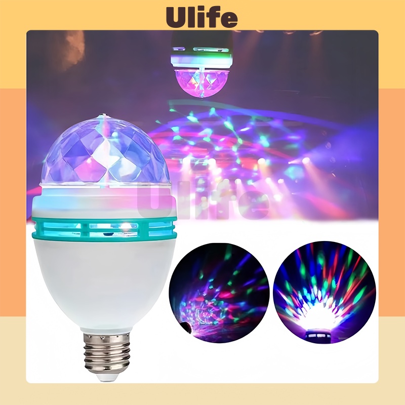 Jual Lampu Disco / Lampu / LED Fitting Putar Otomatis Disko Warna ...