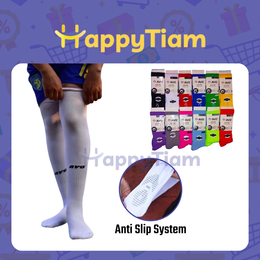 Jual KAOS KAKI ANTISLIP R8 AVO PANJANG PAHA SEPAK BOLA FUTSAL ~ KAUS ...