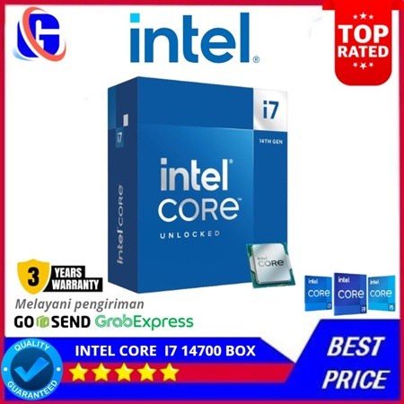 Jual Processor Intel Generasi 14 Core i7 14700 Box Resmi | Shopee Indonesia