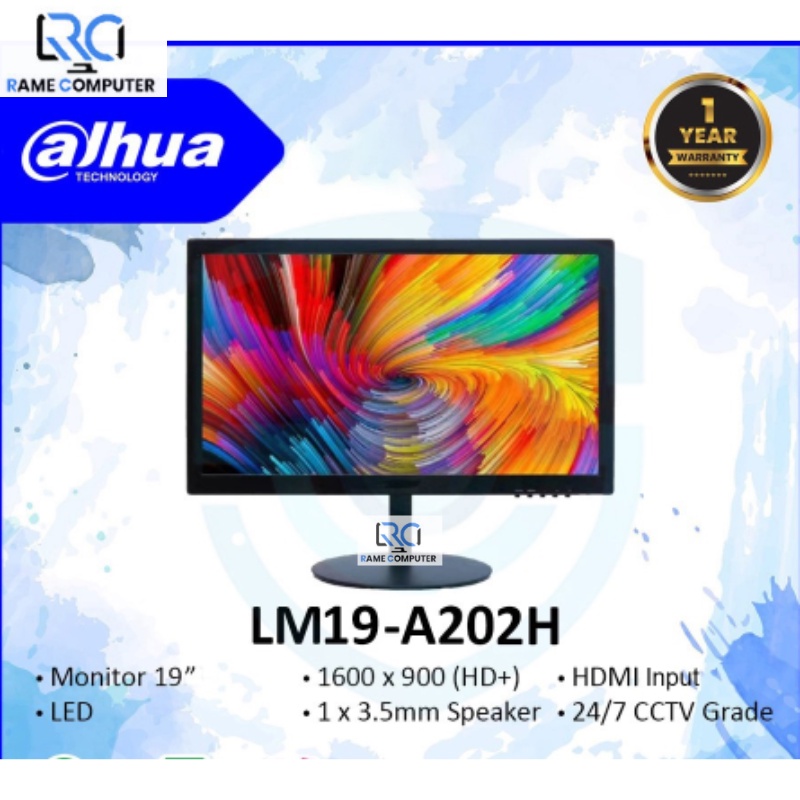 Jual DAHUA LM19 A202H LED MONITOR 19 INCH | Shopee Indonesia