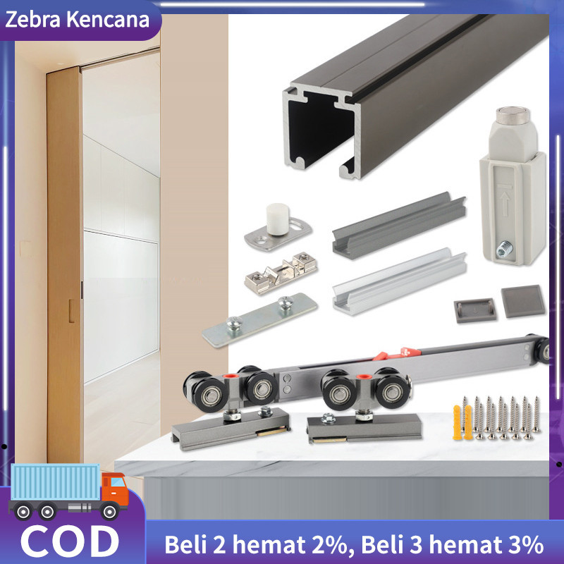 Jual Rel Pintu Geser Rel Pintu Sliding 180cm - 240cm DOWS GREEN | Shopee Indonesia