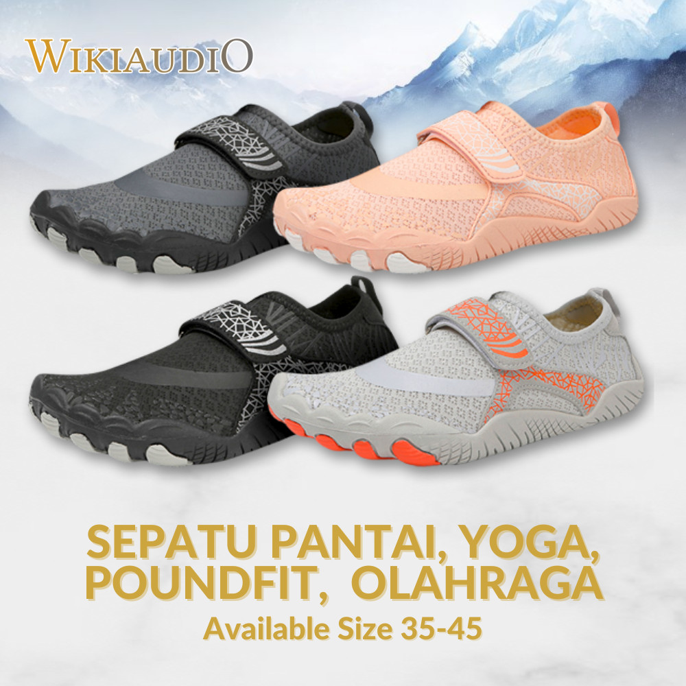 Jual Sepatu import Air Anti Slip Five Finger Olahraga Pantai Poundfit ...