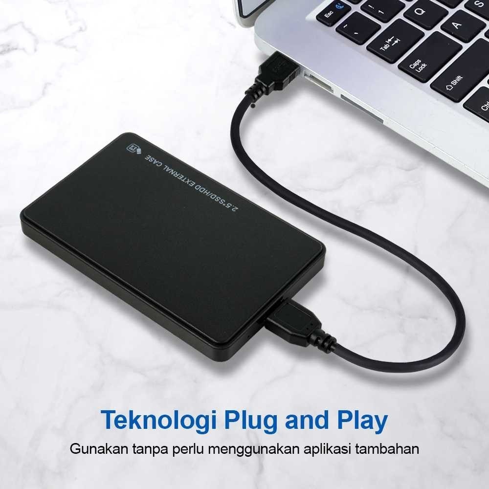 Jual Casing Hardsisk External HDD Enclosure USB Type A to USB Micro B ...