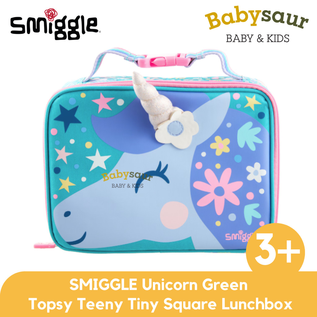 Jual SMIGGLE 100% Original Unicorn Green Topsy Teeny Tiny Square ...