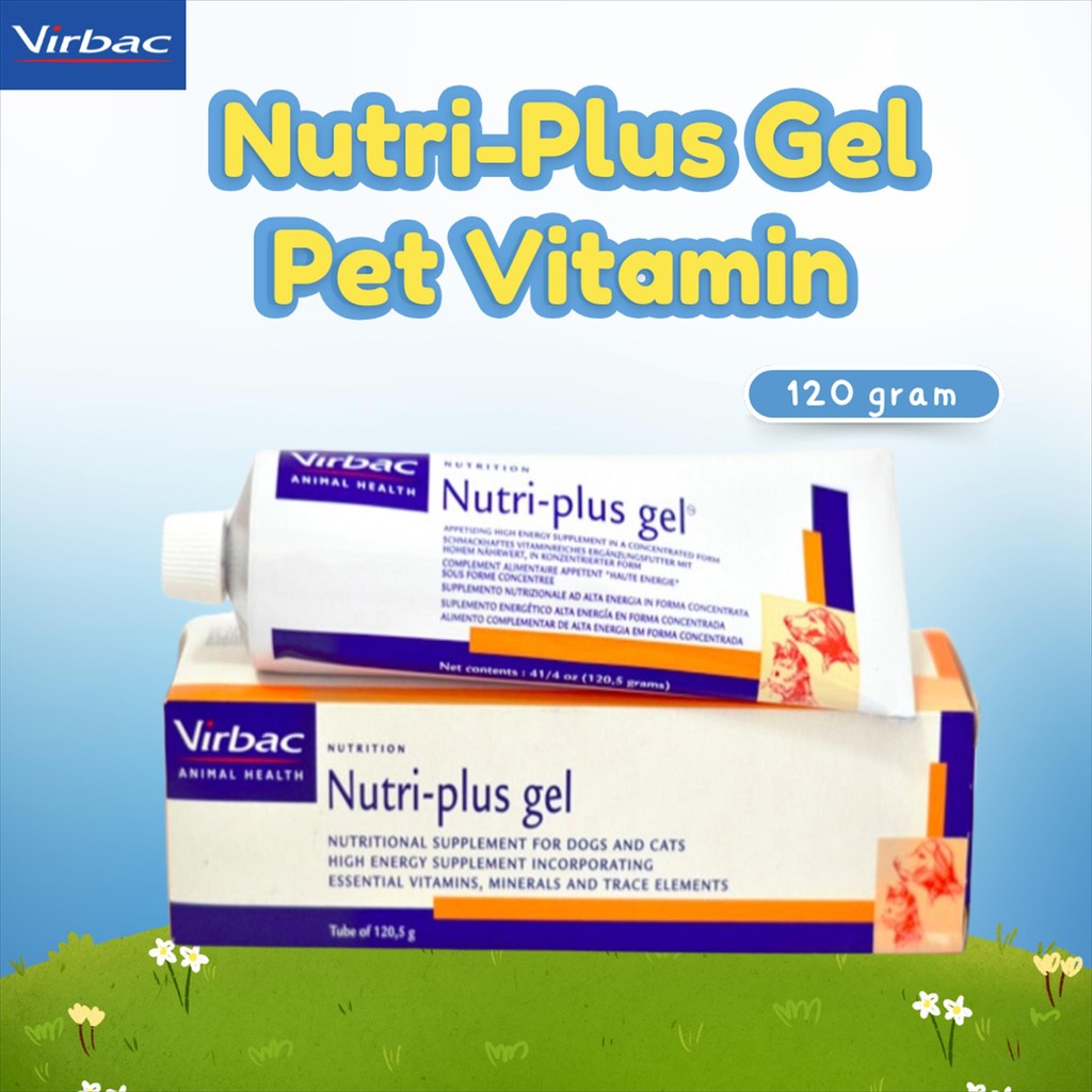 Jual NUTRIPLUS GEL 120GR / VITAMIN ANJING KUCING | Shopee Indonesia