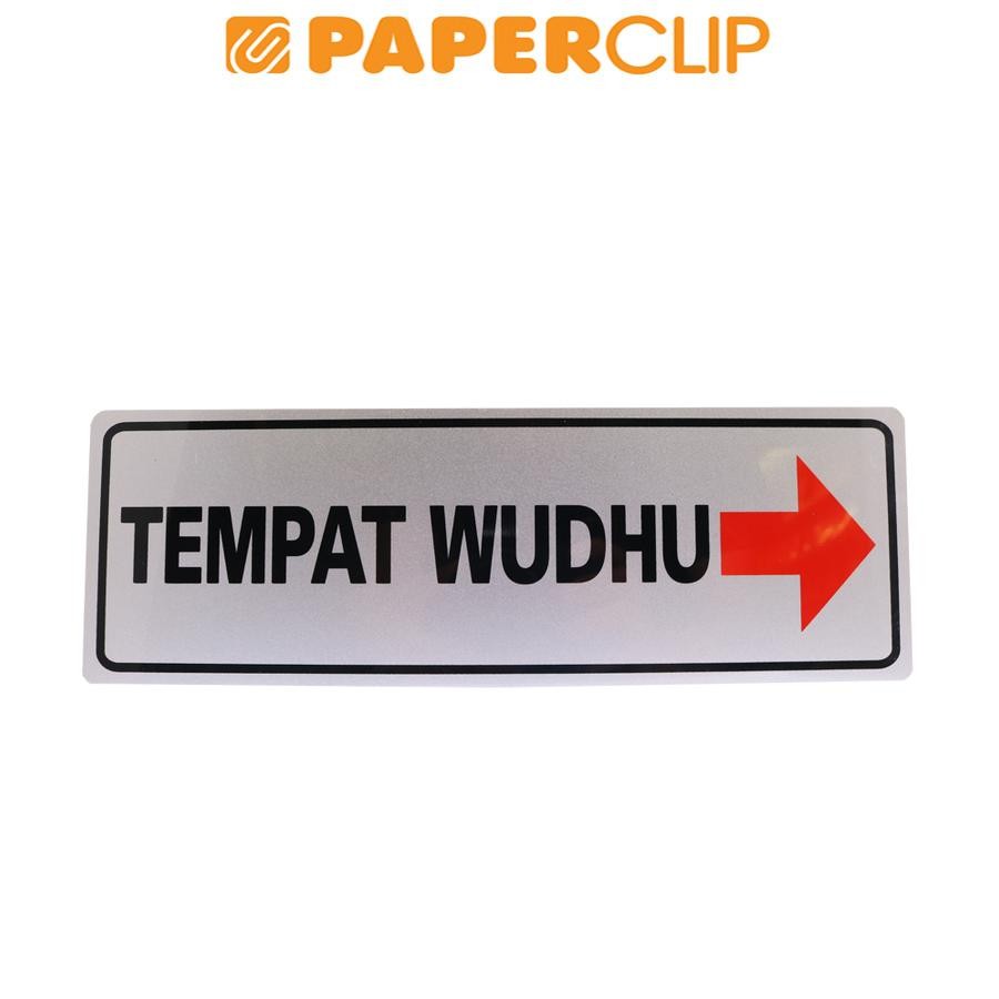 Jual SIGN LABEL MG 3C SL 16 TEMPAT WUDHU (PANAH KANAN) | Shopee Indonesia
