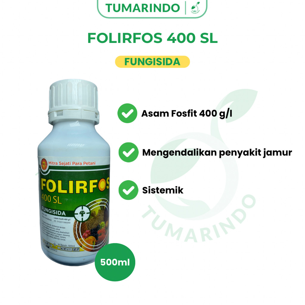 Jual Folirfos 400 Sl 500 Ml Fungisida Asam Fosfit Sistemik ...