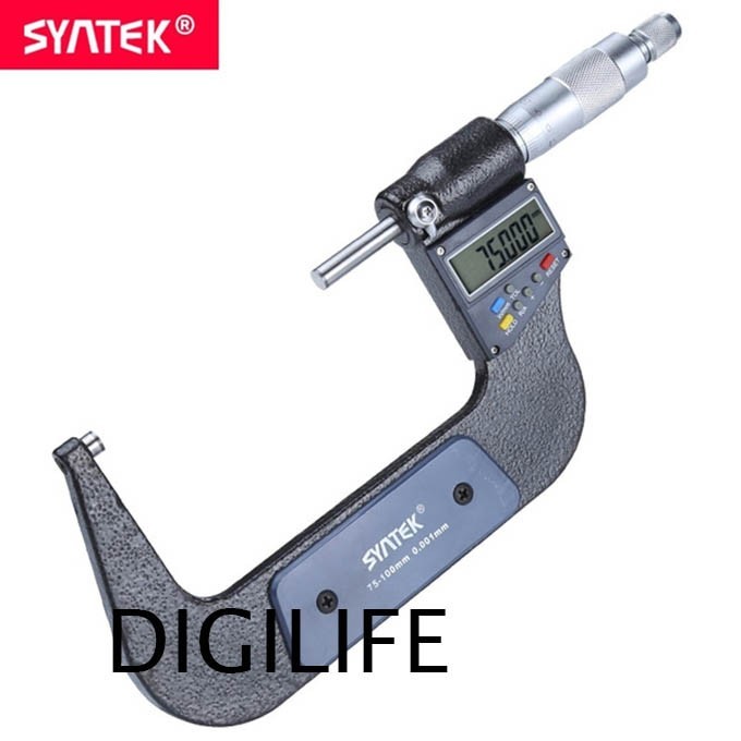 Jual Digital Micrometer 75-100mm 0.001mm Mikrometer 75 100 mm Tester ...