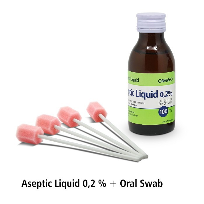 Jual Oral Hygine Aseptic Liquid 0,2% + Oral Swab BLI | Shopee Indonesia