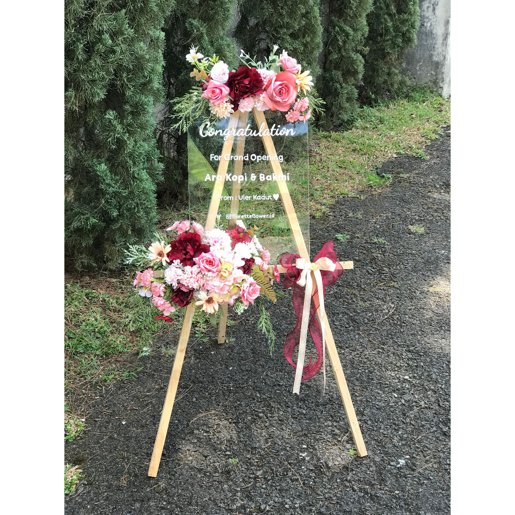 Jual Papan Bunga Grand Opening Pembukaan Toko Baru Hadiah Karangan ...