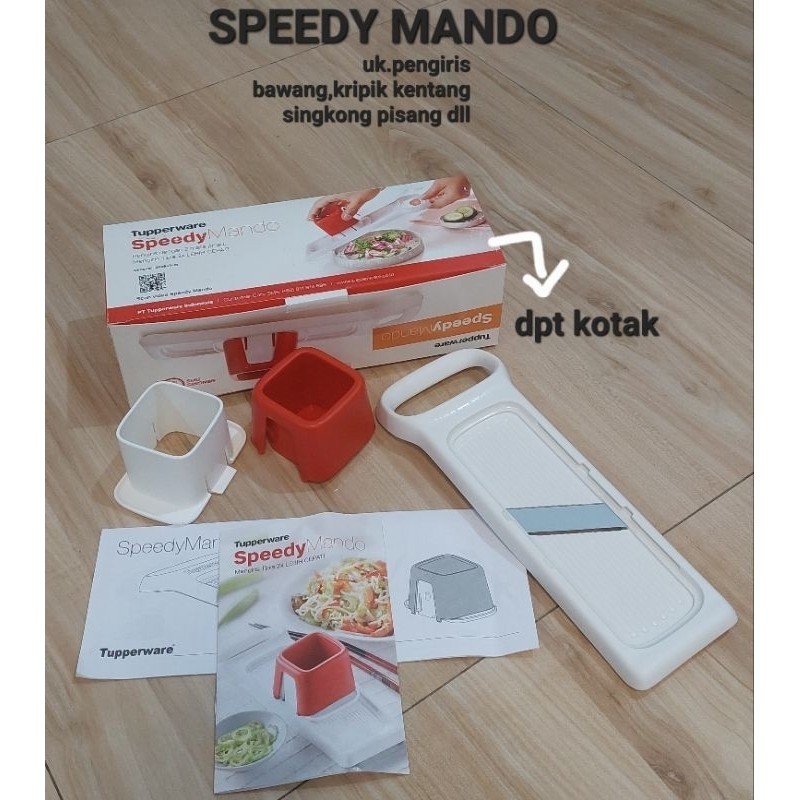 Jual ORIGINAL TUPPERWARE PENGIRIS BAWANG SPEEDY MANDO/TURBO COPER ...